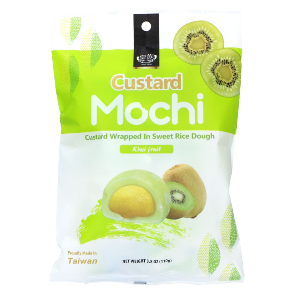 Custard Mochi mit Kiwi - Mochi gefüllt mit kiwi Creme, 110g – American Uncle