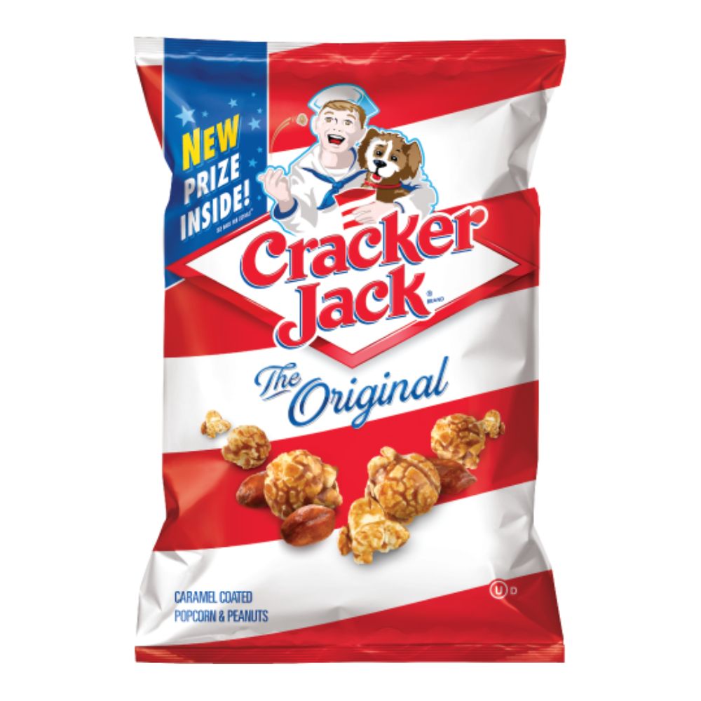 Cracker Jack Original Karamellüberzogener Popcorn & Erdnüsse - karamellisierter Popcorn mit ...