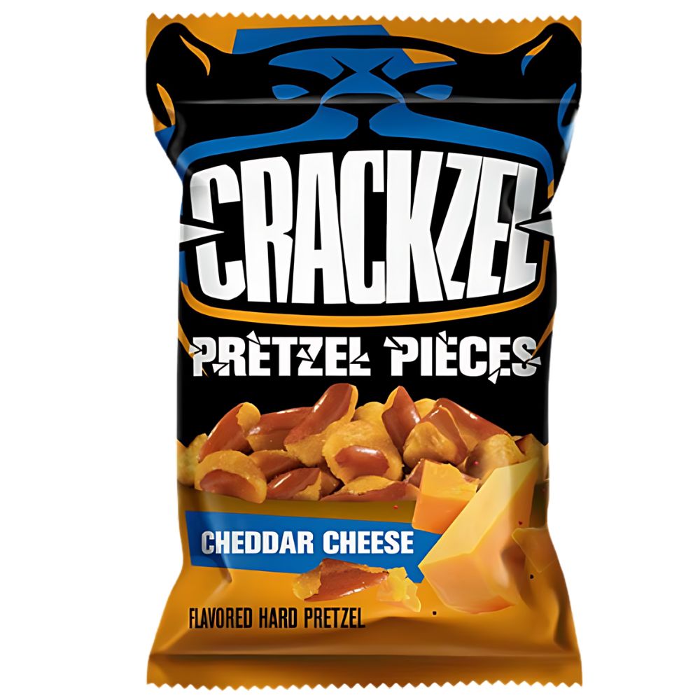 Crackzel Cheddar Cheese - Brezel mit Cheddar-Käse-Geschmack, 85g ...