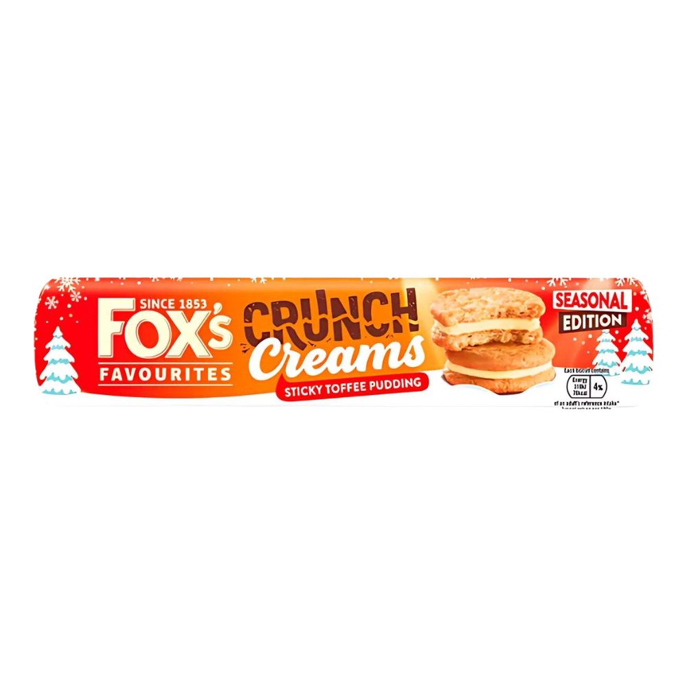 Fox's Crunch Creams Sticky Toffee Pudding - Kekse mit Karamellgeschmack ...