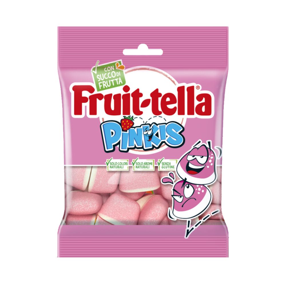 Fruittella Pinkies - Gummibonbons mit Erdbeergeschmack, 90g – American ...