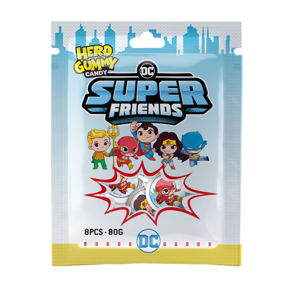 Hero Gummy Candy Super Friends - Gummibonbons mit Füllung mit ...