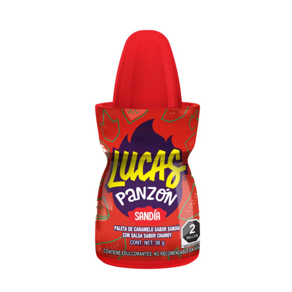 Lucas Panzon Sandia - Wassermelonenbonbon mit 38g Geschmack – American ...