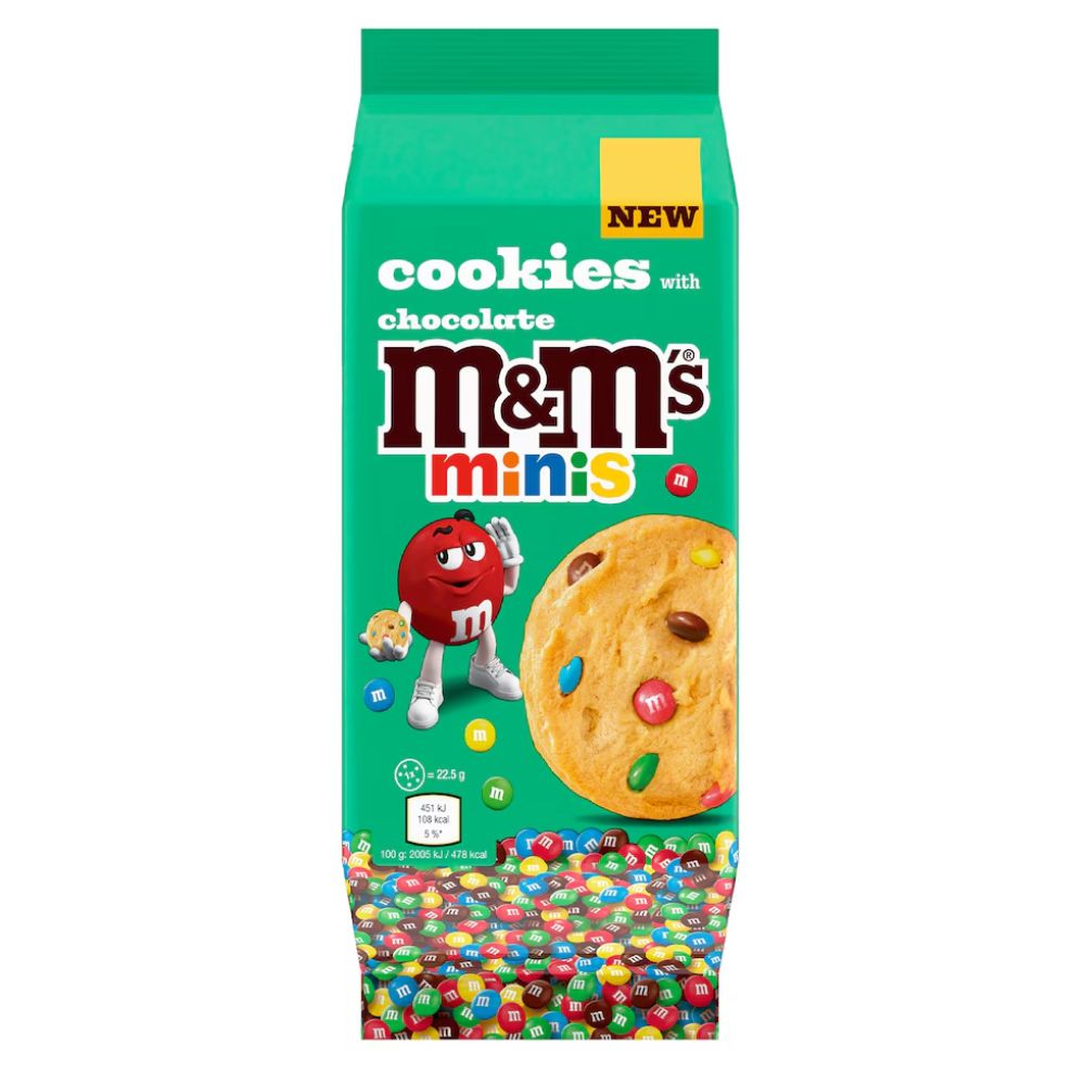 M&M's Cookies Chocolate Minis - Kekse mit M&M's Minis 180g – American Uncle