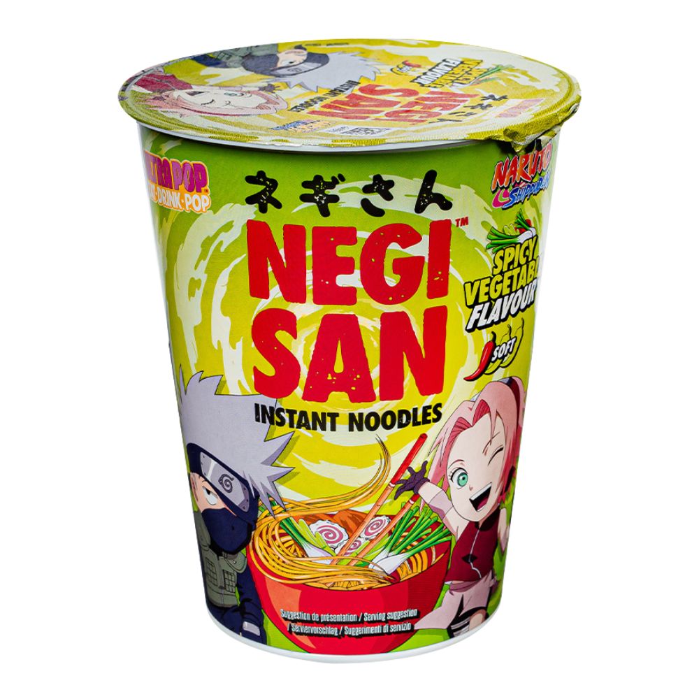 Naruto Ultra Pop Instant Noodles Spicy Vegetables of Sakura und Kakashi ...