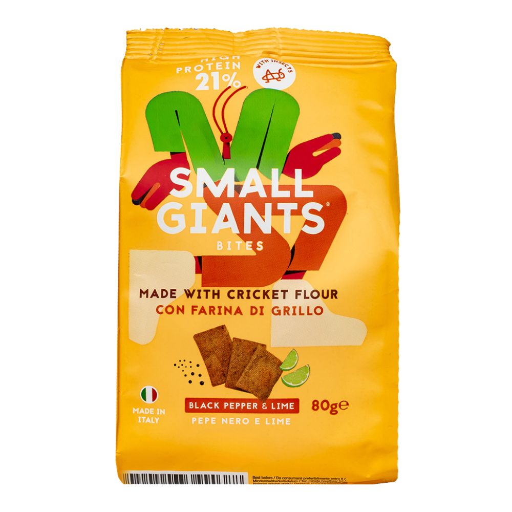Small Giants Bites Pepper & Lime, aromatisierte Bites mit schwarzem Pf ...