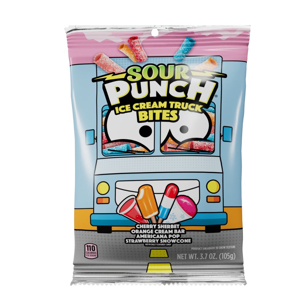 Sour Punch Ice Cream Truck Bites - caramelle gommose al gusto di ...