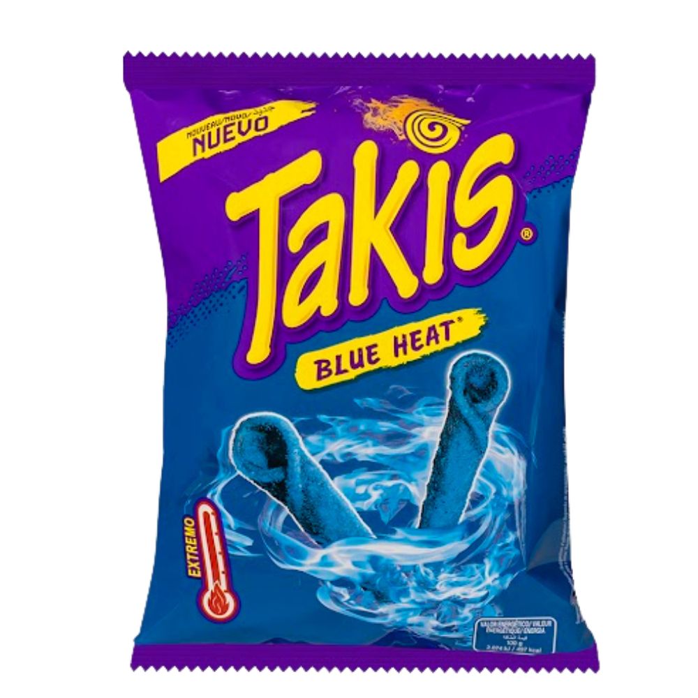 Takis Blue Heat - Tortilla-Chips mit Chili- und Limettengeschmack, 130g ...
