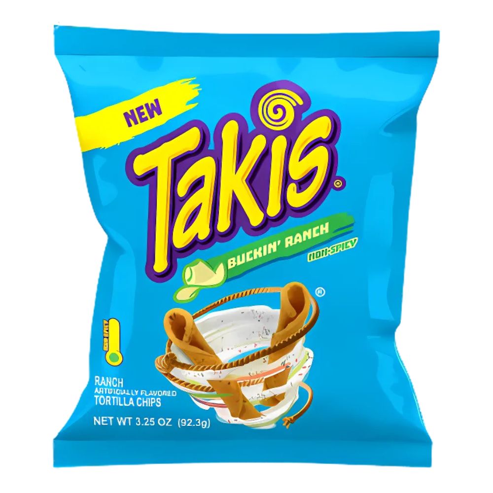 Takis Buckin' Ranch - Maistortillas mit Ranch-Sauce Geschmack, 92g ...