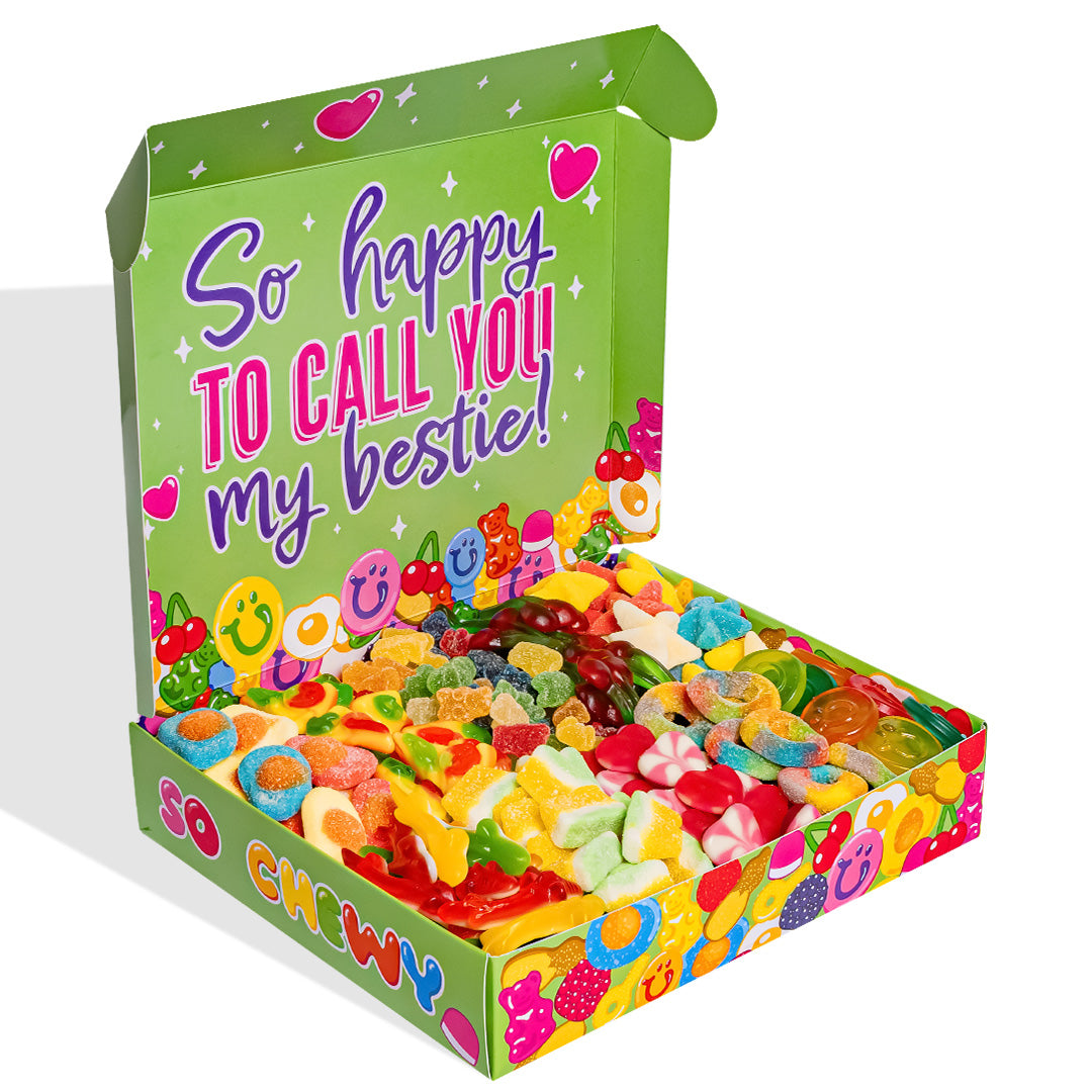Candy box “Best Friends Forever” - Kiste mit weichen Bonbons zum ...