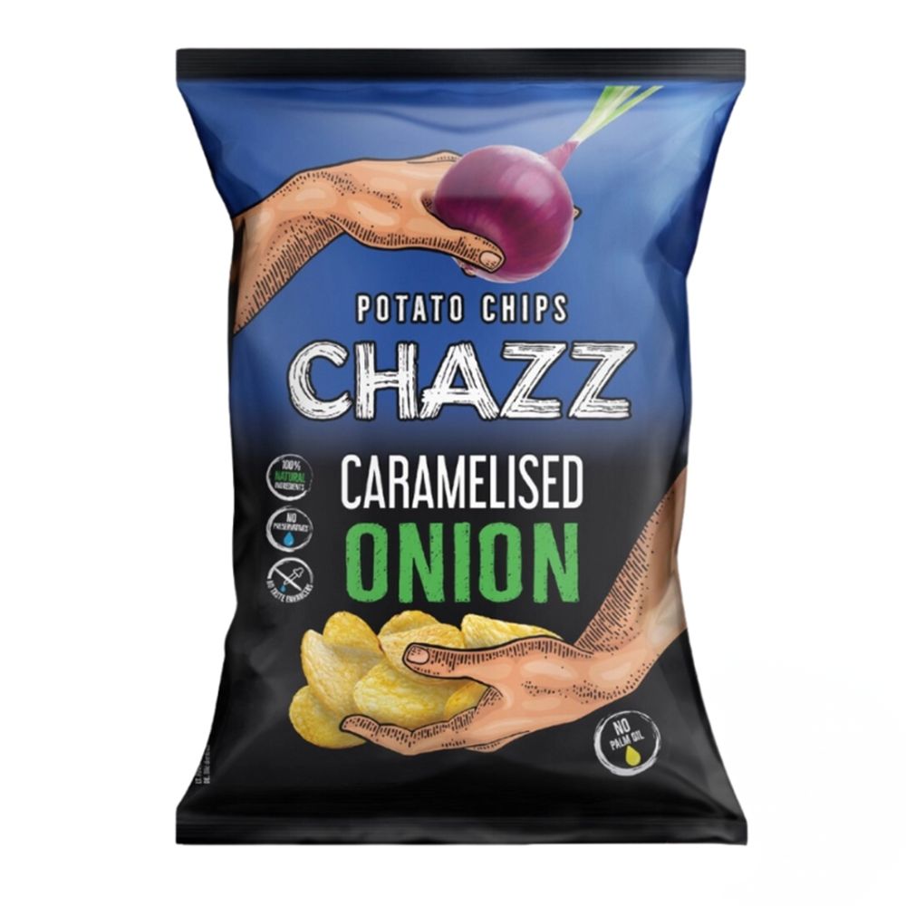Chazz Potato Chips Caramelised Onion - Kartoffelchips mit ...
