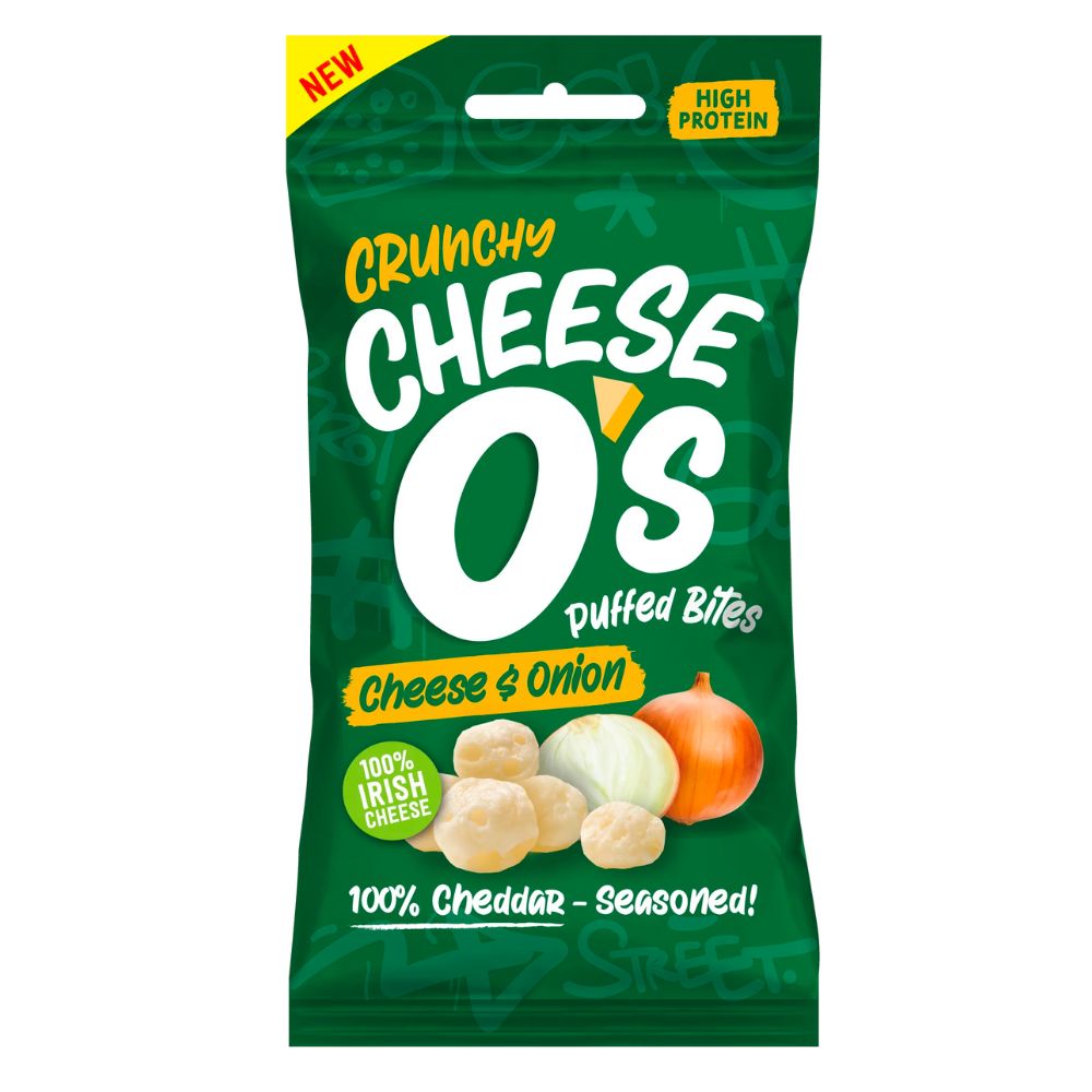 Crunchy Cheese O's Cheese&Onion - gerösteter Cheddar-Käse mit ...