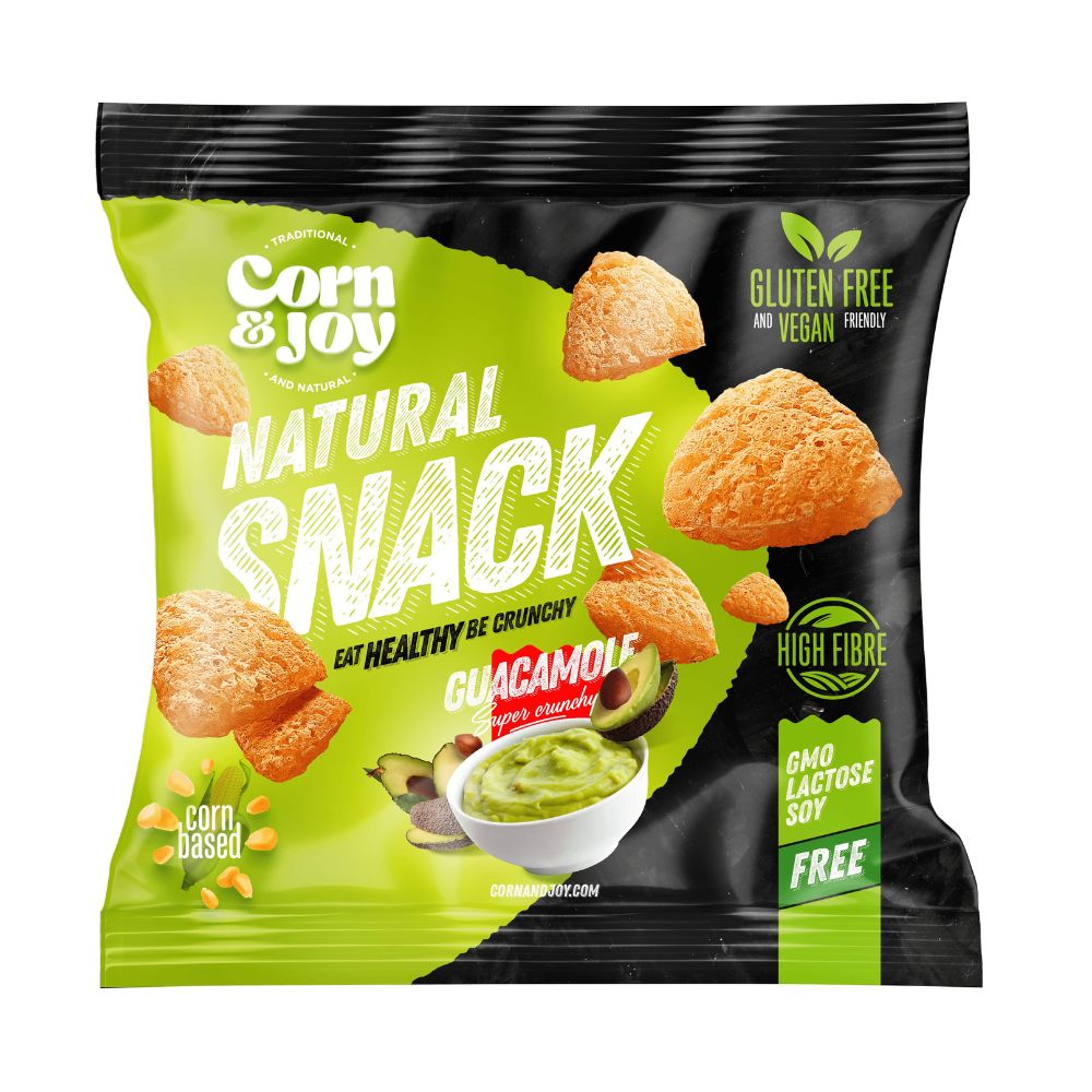 Corn & Joy Natural Snack Guacamole - Maissnack mit Guacamole-Geschmack ...