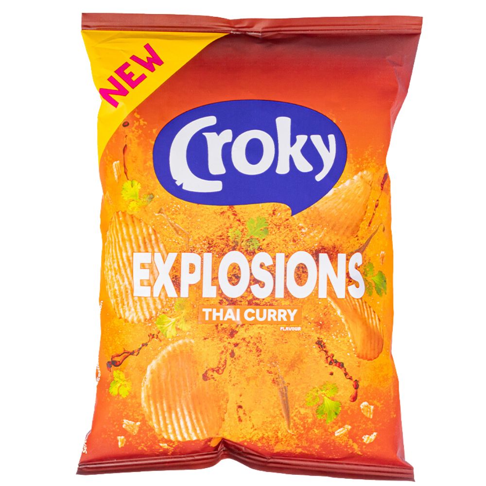 Croky Thai Curry Explosions - Curry-Chips 40g – American Uncle