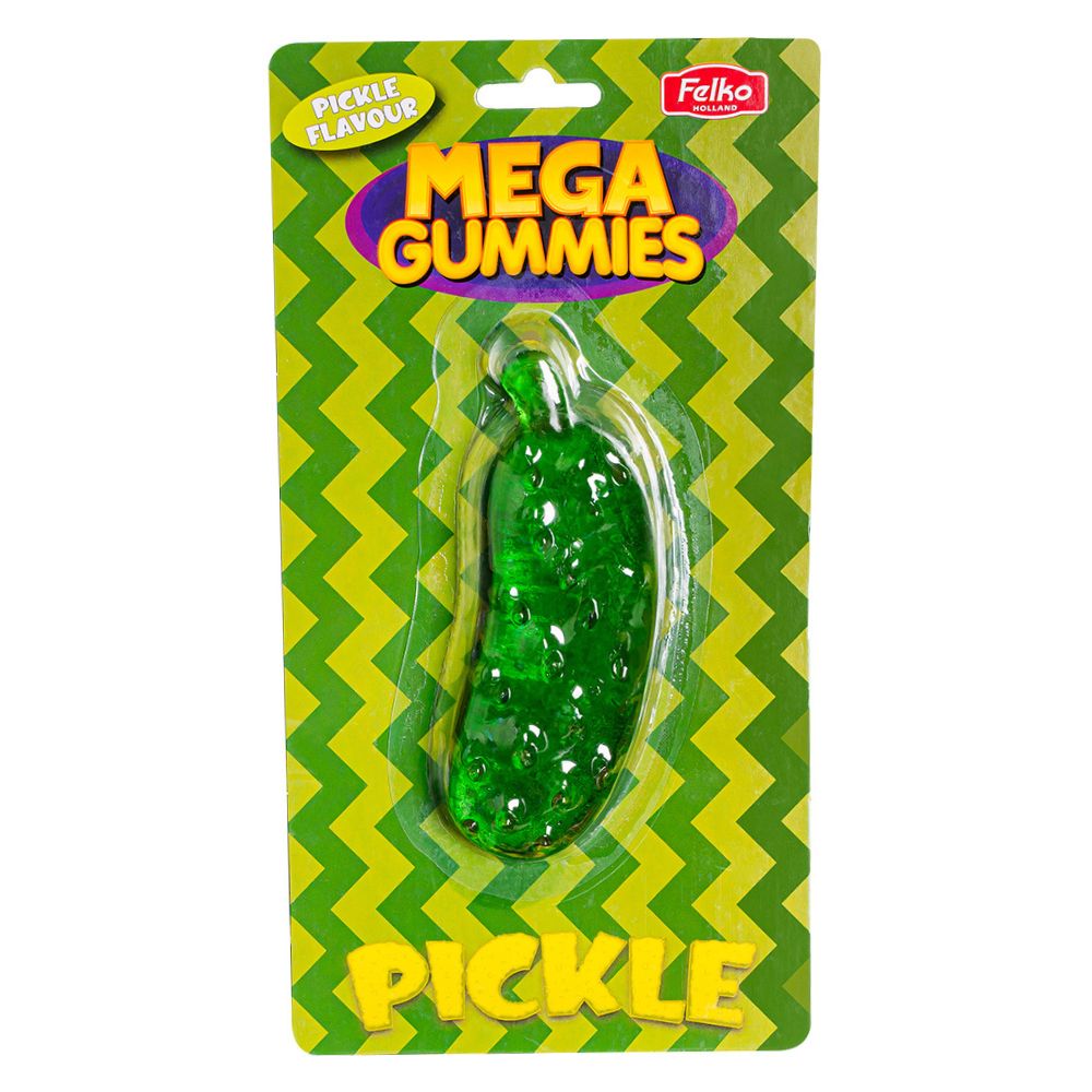 Mega Gummies Pickle - Gummibonbon mit Gurkengeschmack, 120g – American ...