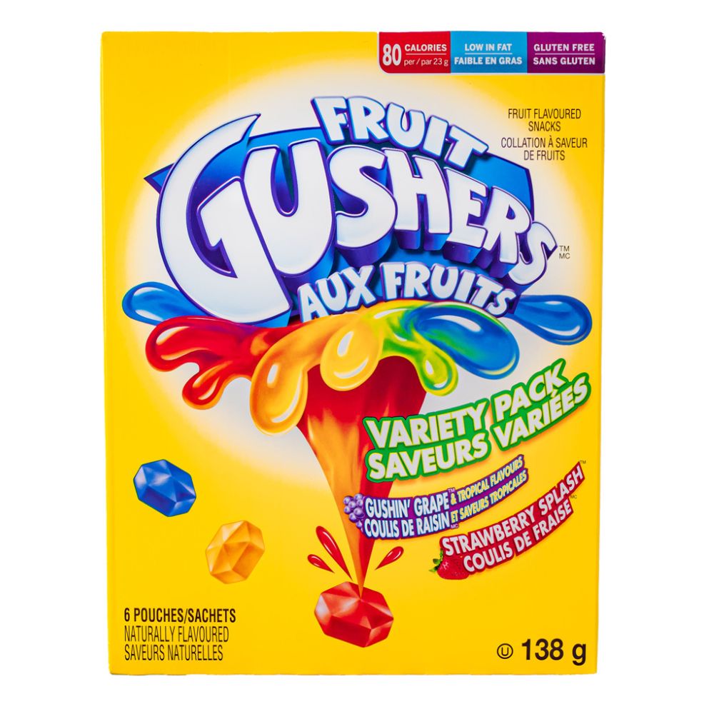 Fruit Gushers Variety Pack - Fruchtbonbons 138g – American Uncle