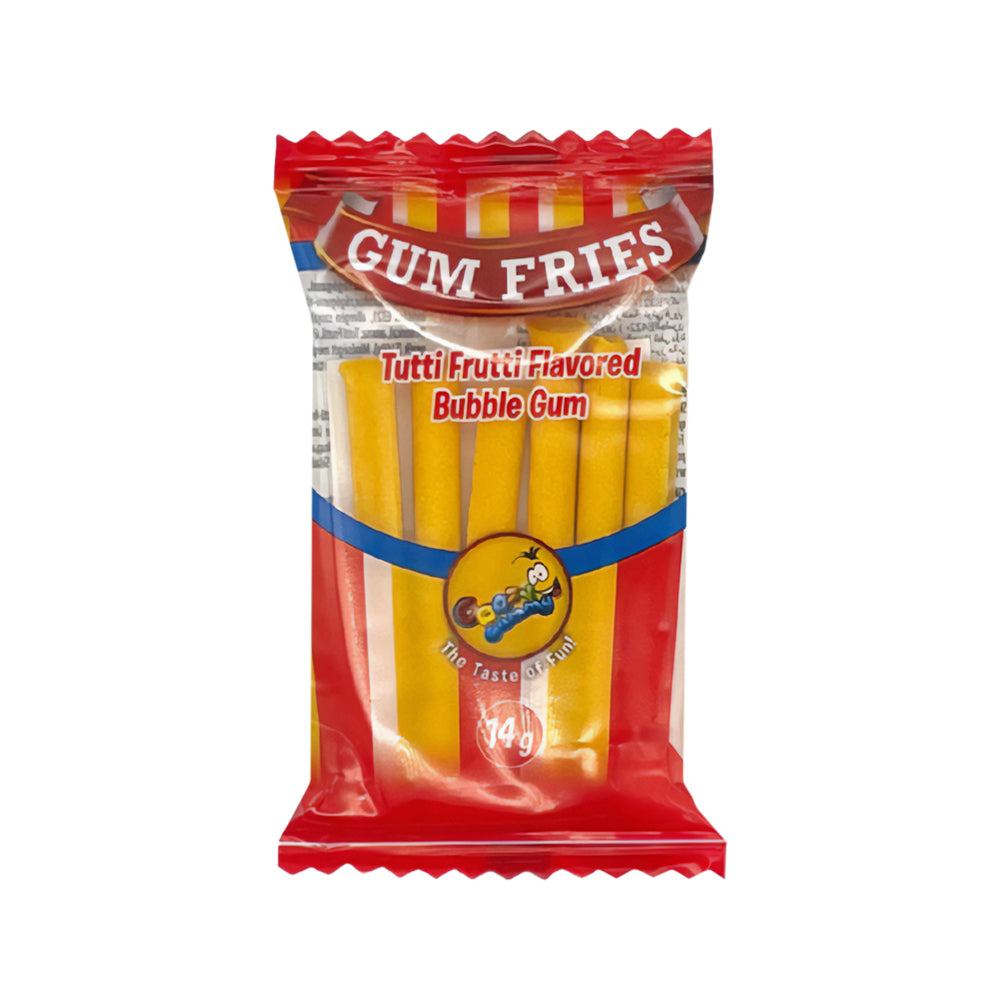 Joy Gum Crazy Fries Tutti Frutti Bubble Gum - Kaugummi mit Tutti Frutti ...