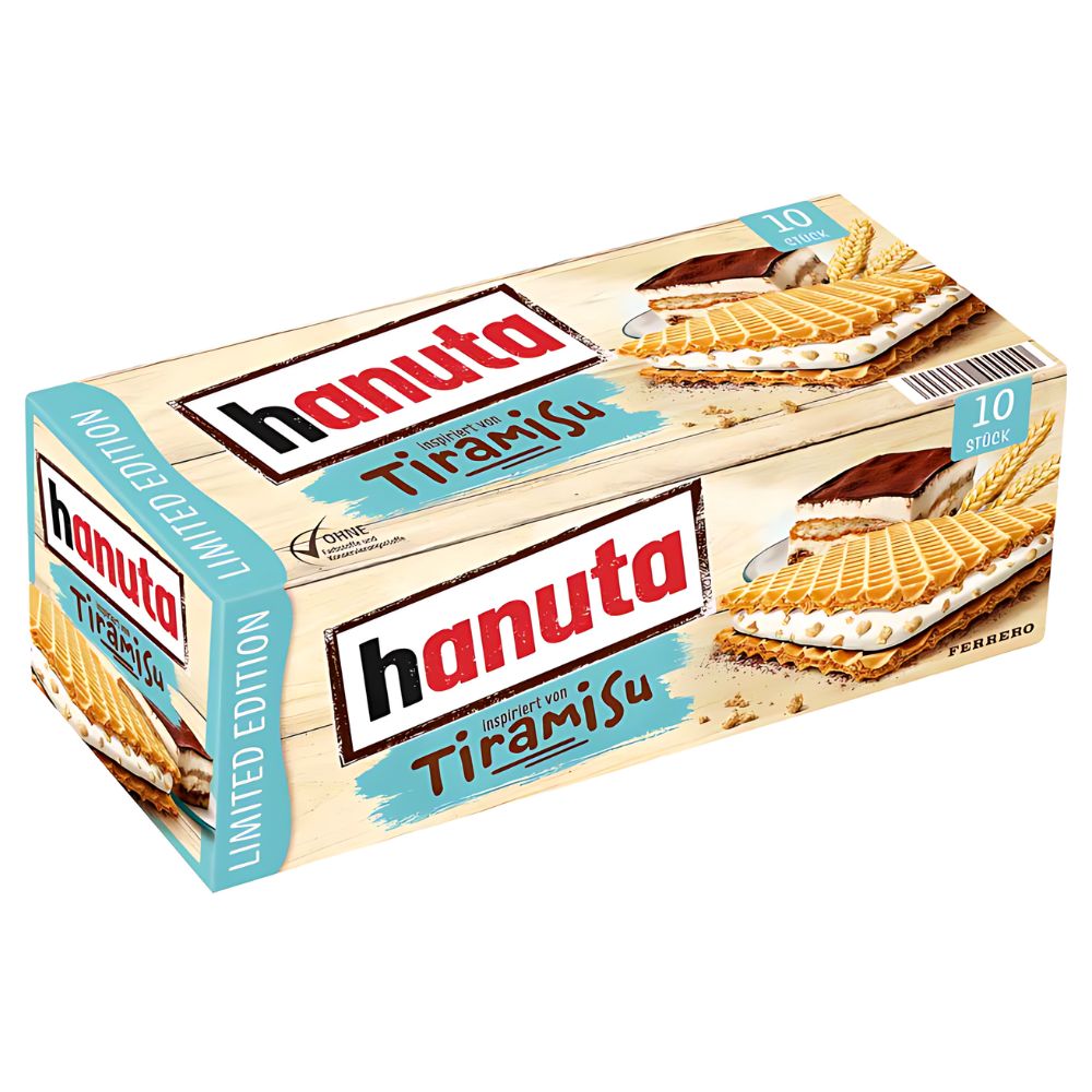 Hanuta Tiramisu - 10 Waffeln gefüllt mit Tiramisu-Creme à 22g ...