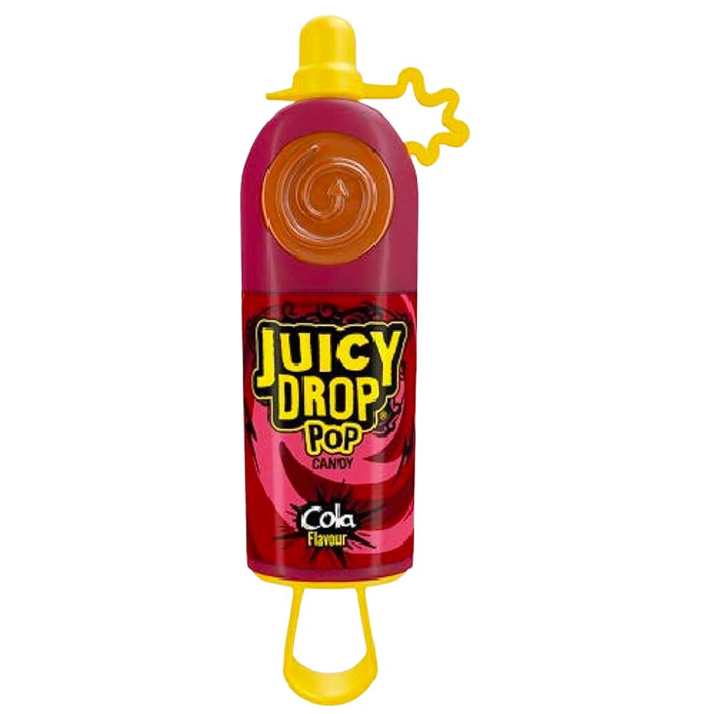 Juicy Drop Pop Cola - Lutscher mit flüssigem Karamell mit Cola ...