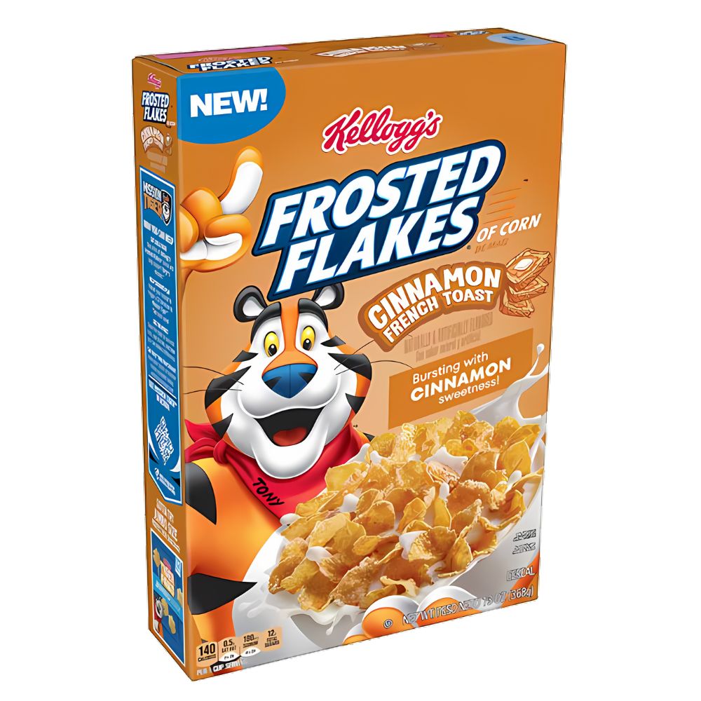 Kellogg's Froasted Flakes Cinnamon French Toast - Müsli mit Zimt-French ...