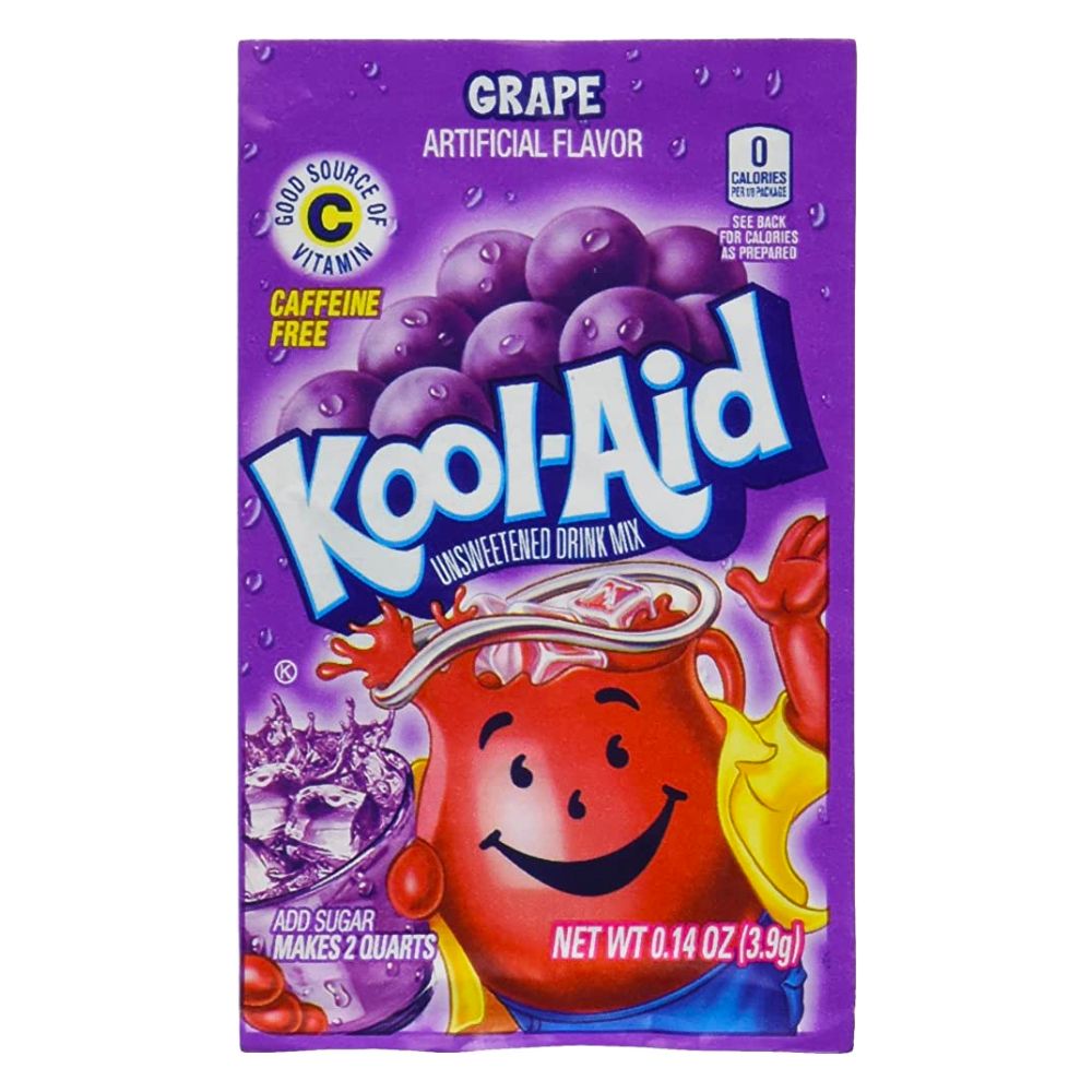 Kool Aid Grape - Getränkepulver mit Traubengeschmack 3,9g – American Uncle