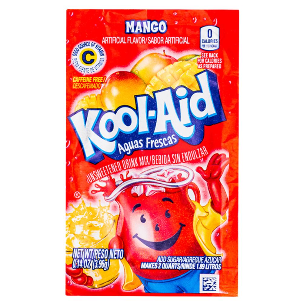 Kool Aid Mango - Getränkepulver mit Mangogeschmack 3,9g – American Uncle