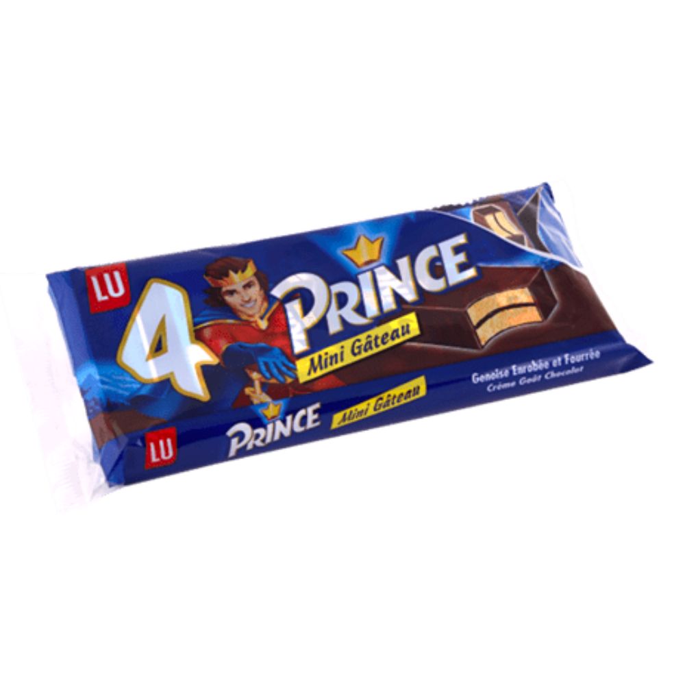 Lu Prince Mini Gateau - 4 mit Milchschokolade überzogene Kuchen von ...