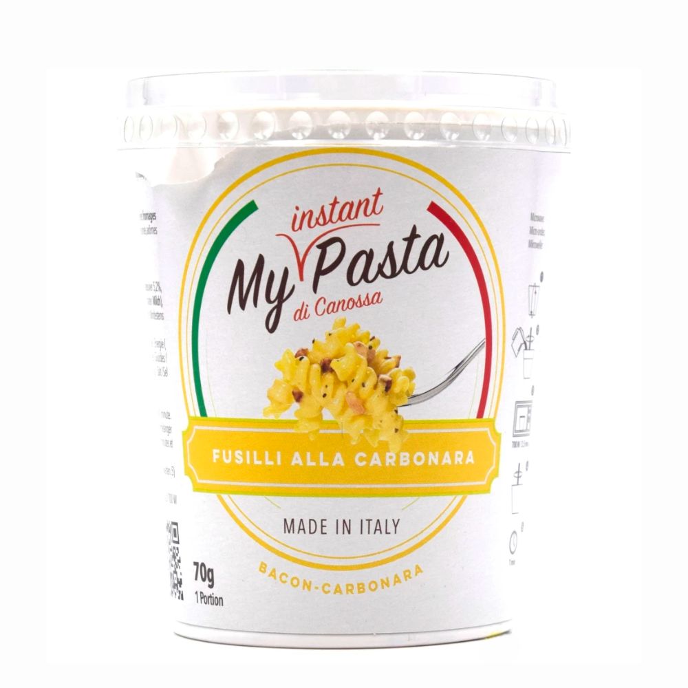 Mein Instant Pasta Fusilli alla Carbonara - Carbonara-Pasta 70g ...