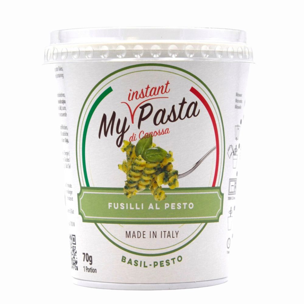 My Instant Pasta Fusilli al Pesto - 70g Pesto-Nudeln – American Uncle