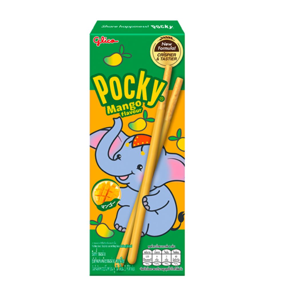 Pocky Mango Flavour - Kekse mit Mangocreme überzogen, 25g – American Uncle