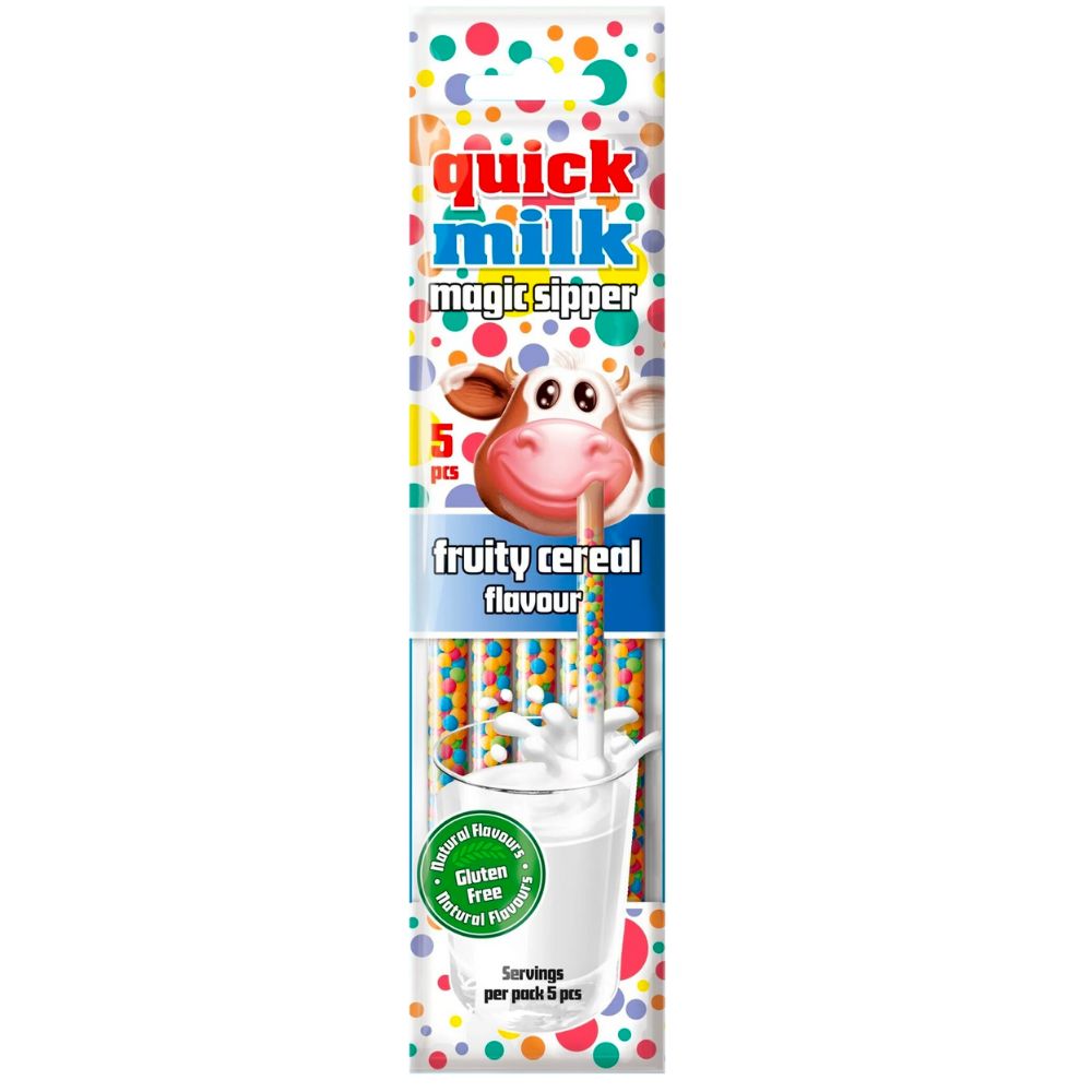 Quick Milk Magic Sipper Fruity Cereal Flavor - Strohhalme mit ...