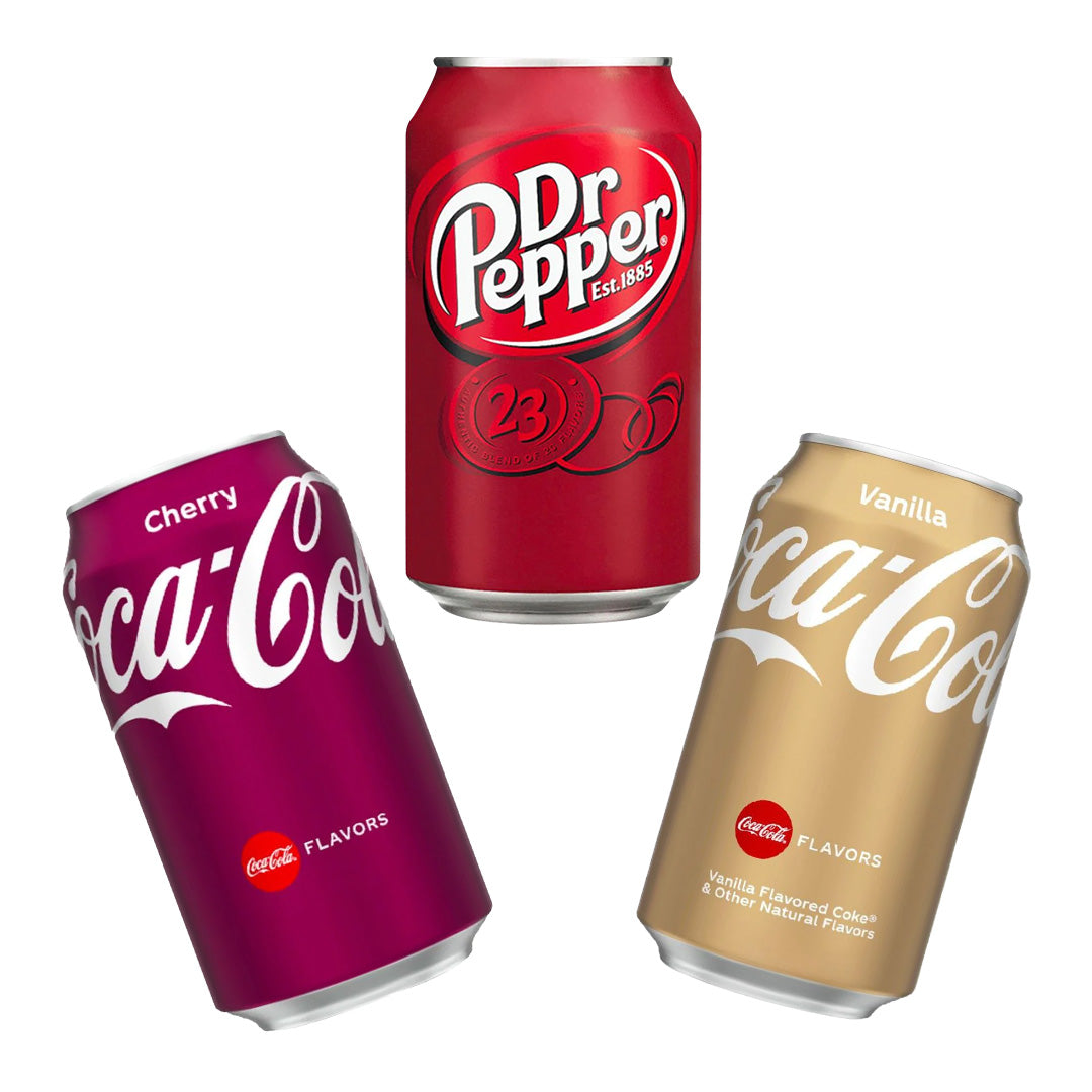 REFRESH KIT - Dr Pepper, Coca Cola Cherry und Coca Cola Vanilla ...