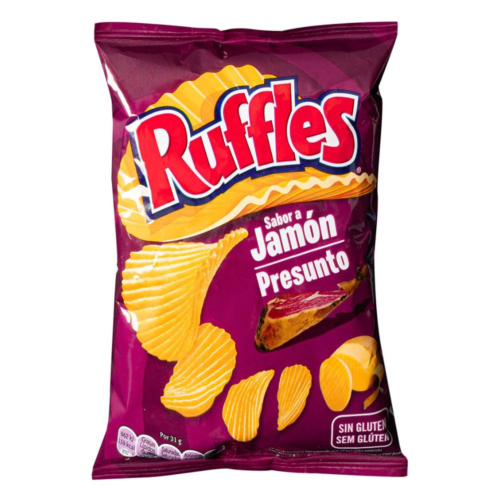 Ruffles Jamon - Chips mit spanischem Schinkengeschmack, 31g – American ...