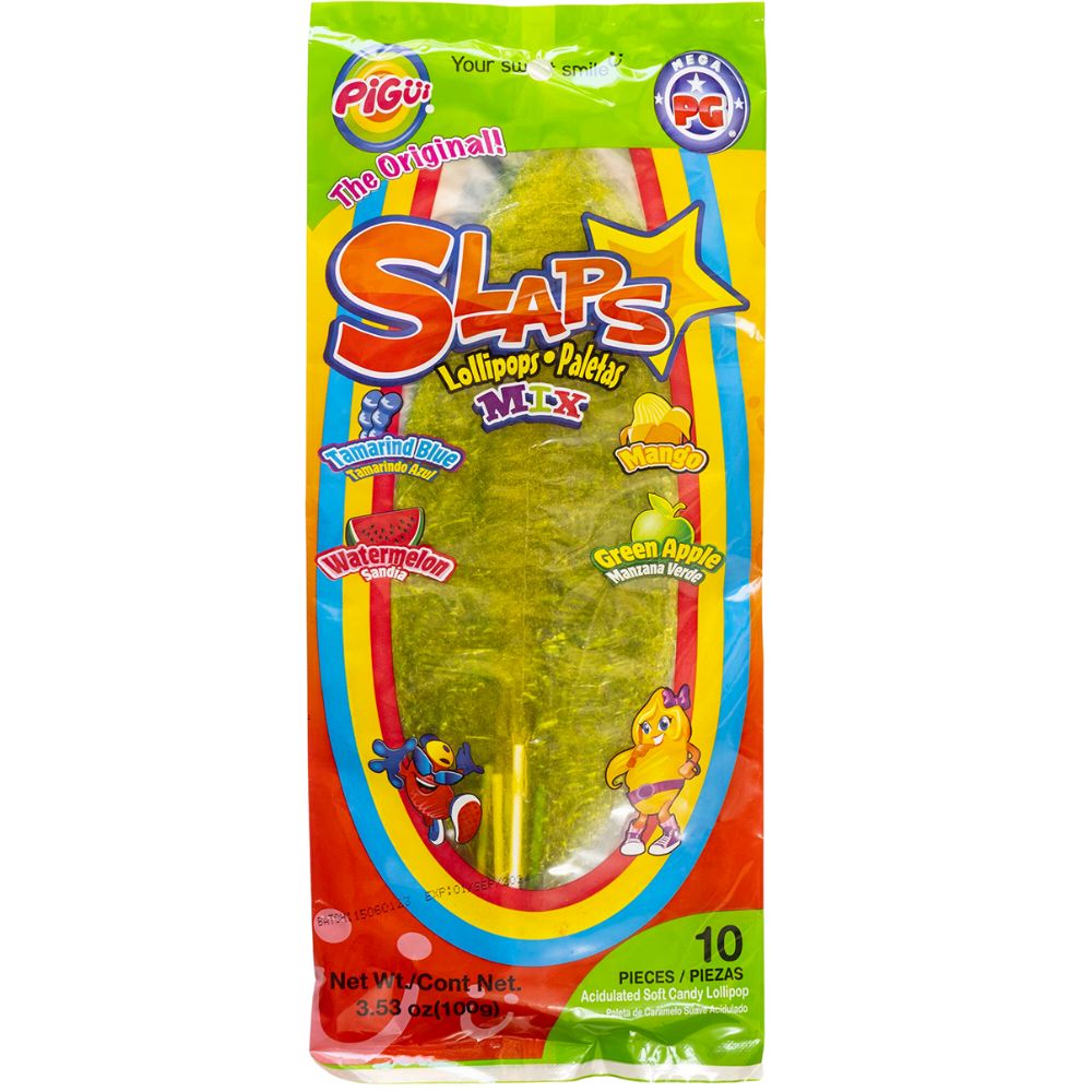 Slaps Lollipops Mix - formbare Fruchtbonbons 100g – American Uncle