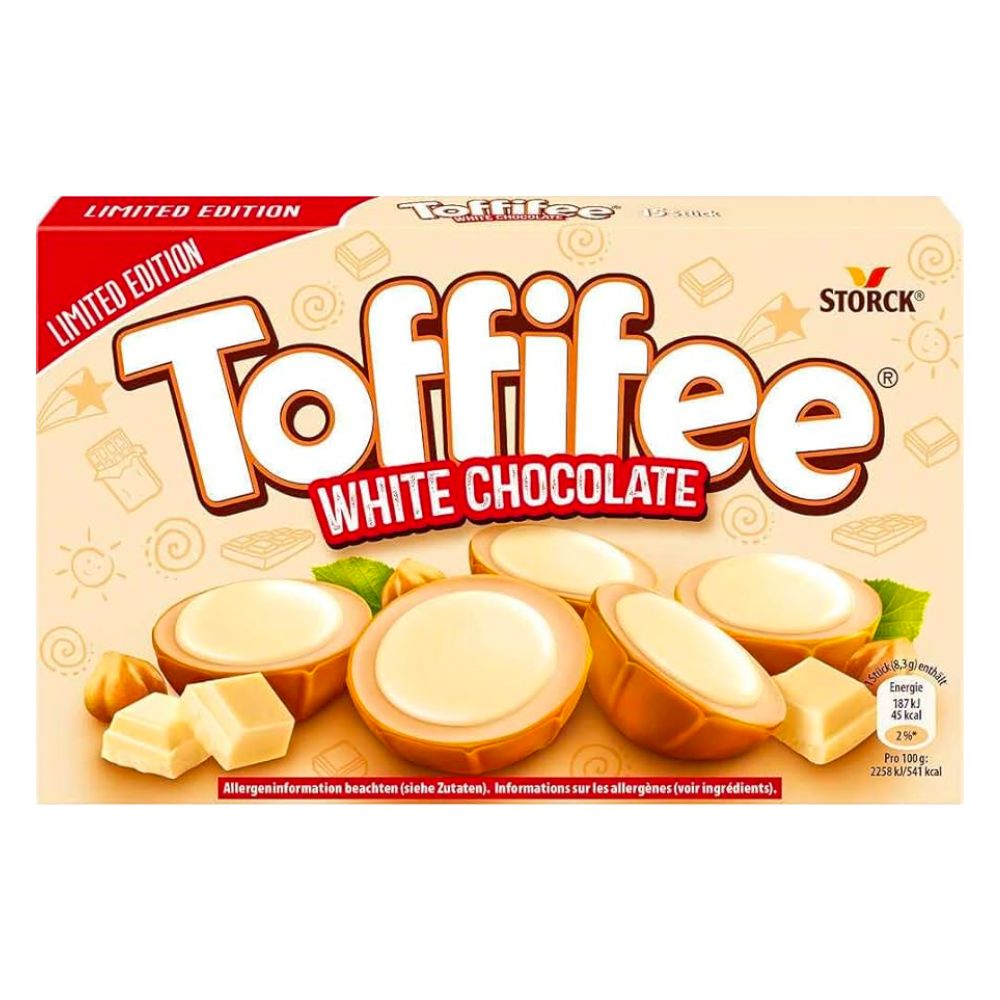 Toffifee Weiße Schokolade - Pralinen gefüllt mit weißer Schokolade und ...