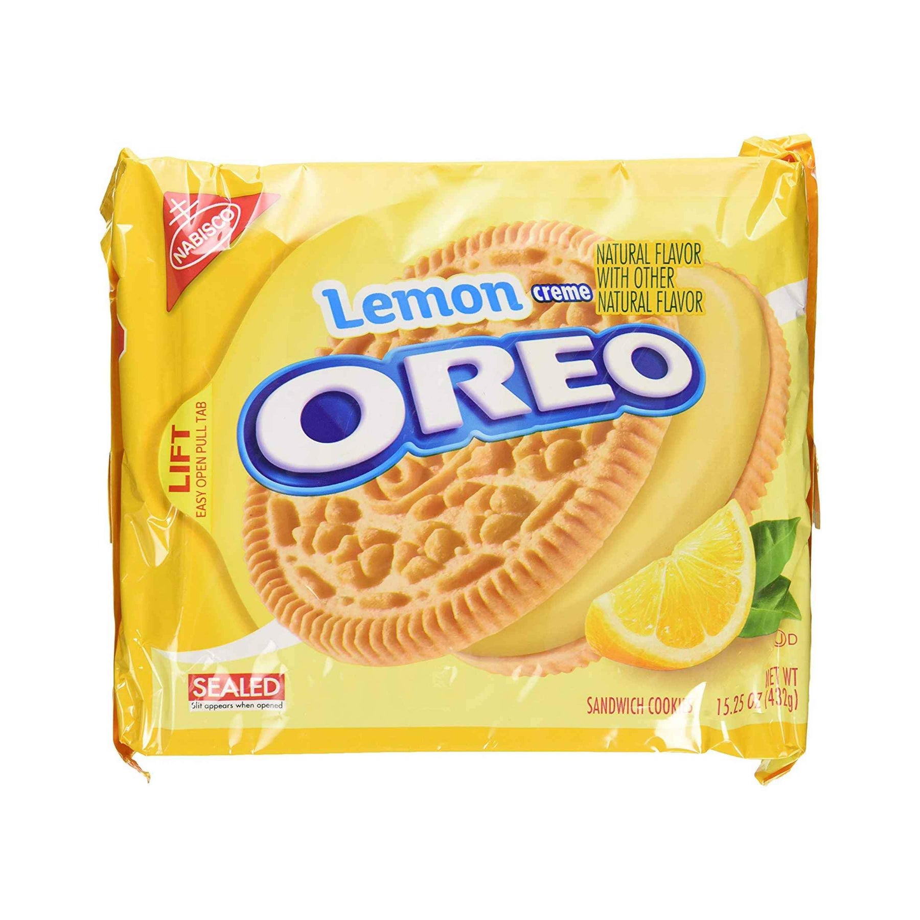Oreo Lemon Creme - Schokoladenkekse und Zitronencreme im Maxi-Format ...