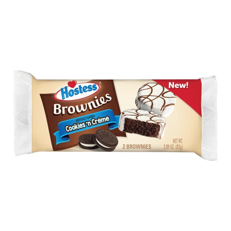 Hostess Brownies Cookies'n Crème - Brownies mit Sahne und Schokolade im ...