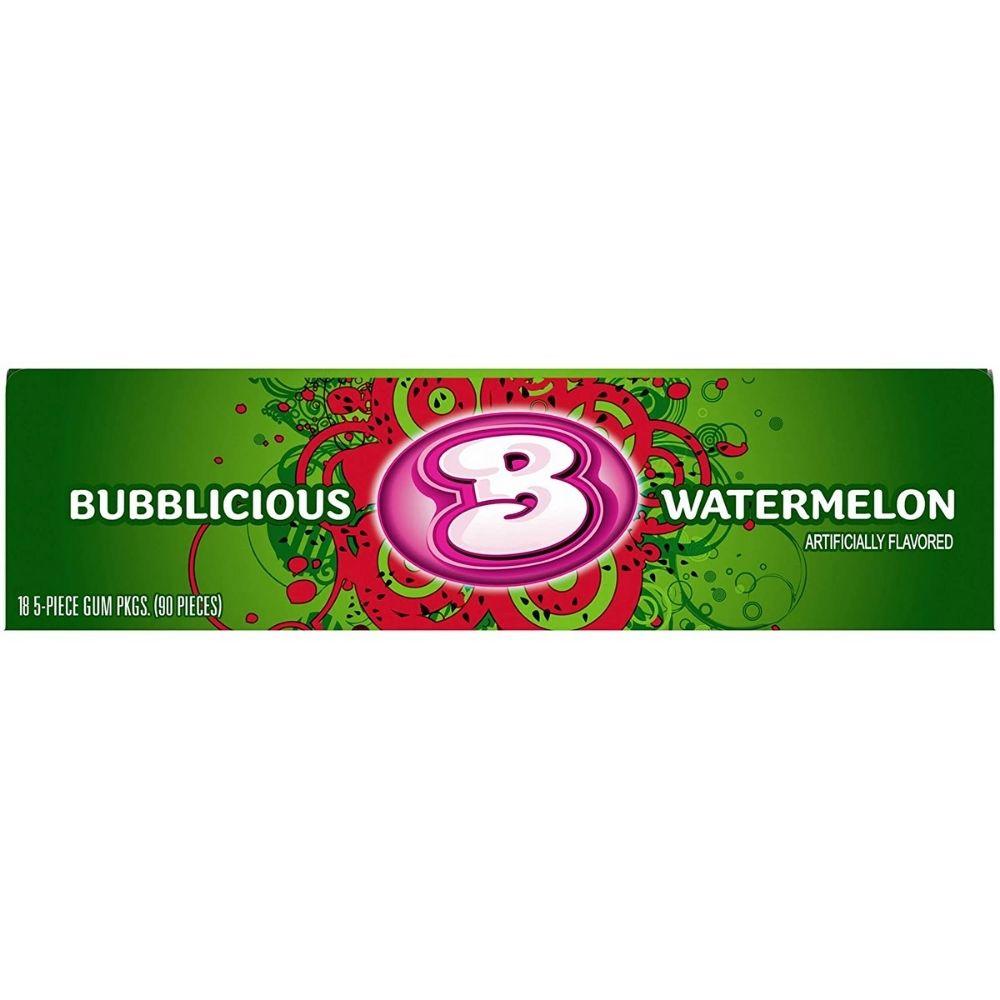 Bubblicious Watermelon - Kaugummi X5 mit Wassermelonen-Geschmack 42g ...