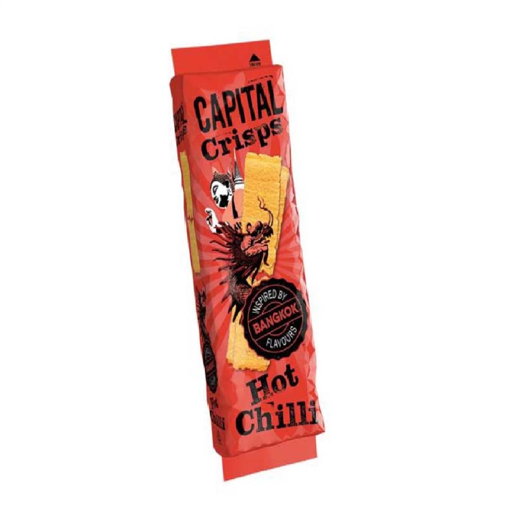 Capital Crisps Bangkok Hot Chilli - scharfe Chips 75g – American Uncle