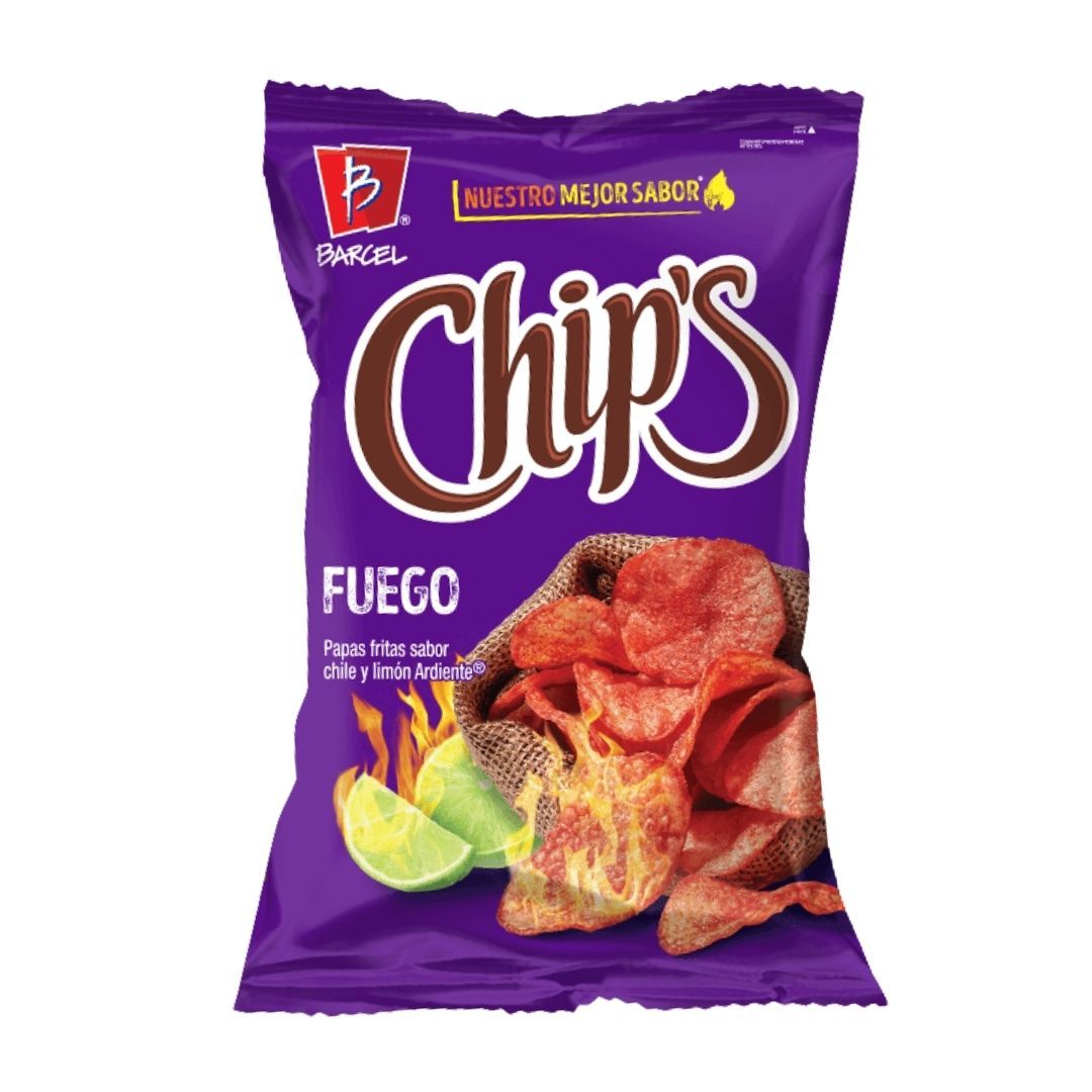 Fuego Chips - Chips mit Chili- und Zitronenaroma 60g – American Uncle