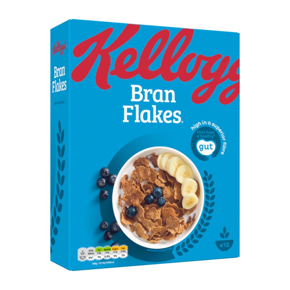 Kellogg's Bran Flakes - Vollkornflocken 375g – American Uncle