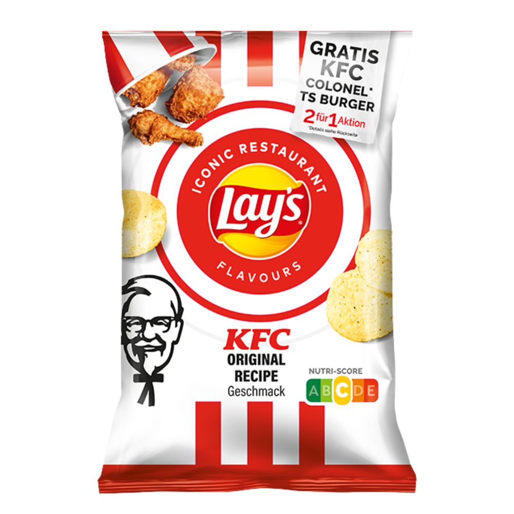 Lay's KFC Original Recipe - Chips mit Hähnchenflügelgeschmack 150g ...