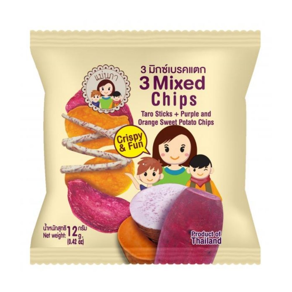 Mae Napa 3 Mixed Chips - Tris aus Taro - violette und orangefarbene ...