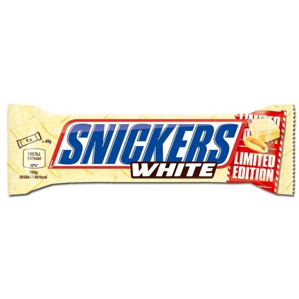 Snickers White Limited Edition - weiße Schokoladenriegel 40g – American ...