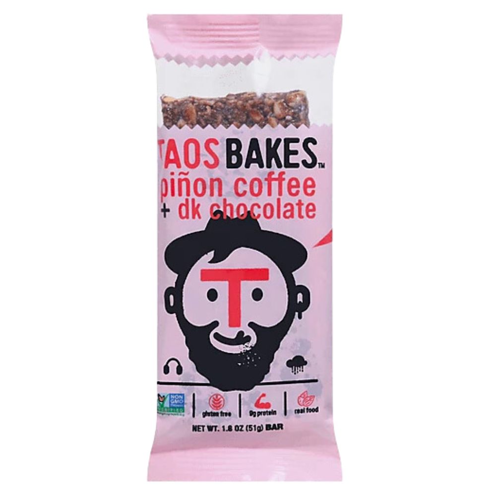 Taos Bakes Pinon Coffe Dark Chocolate - Mandelriegel - Pinienkerne ...