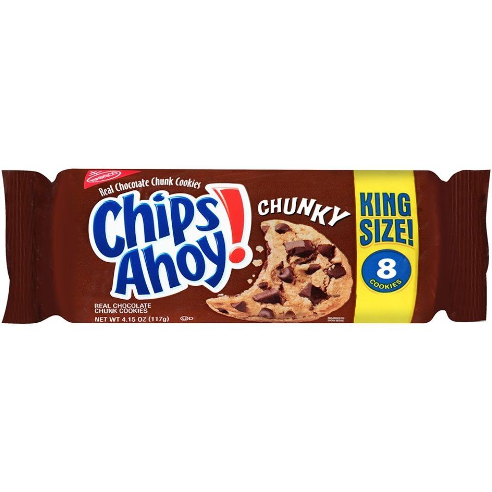 Chips Ahoy! Chunky King Size - Kekse mit Schokoladenstückchen 117g ...