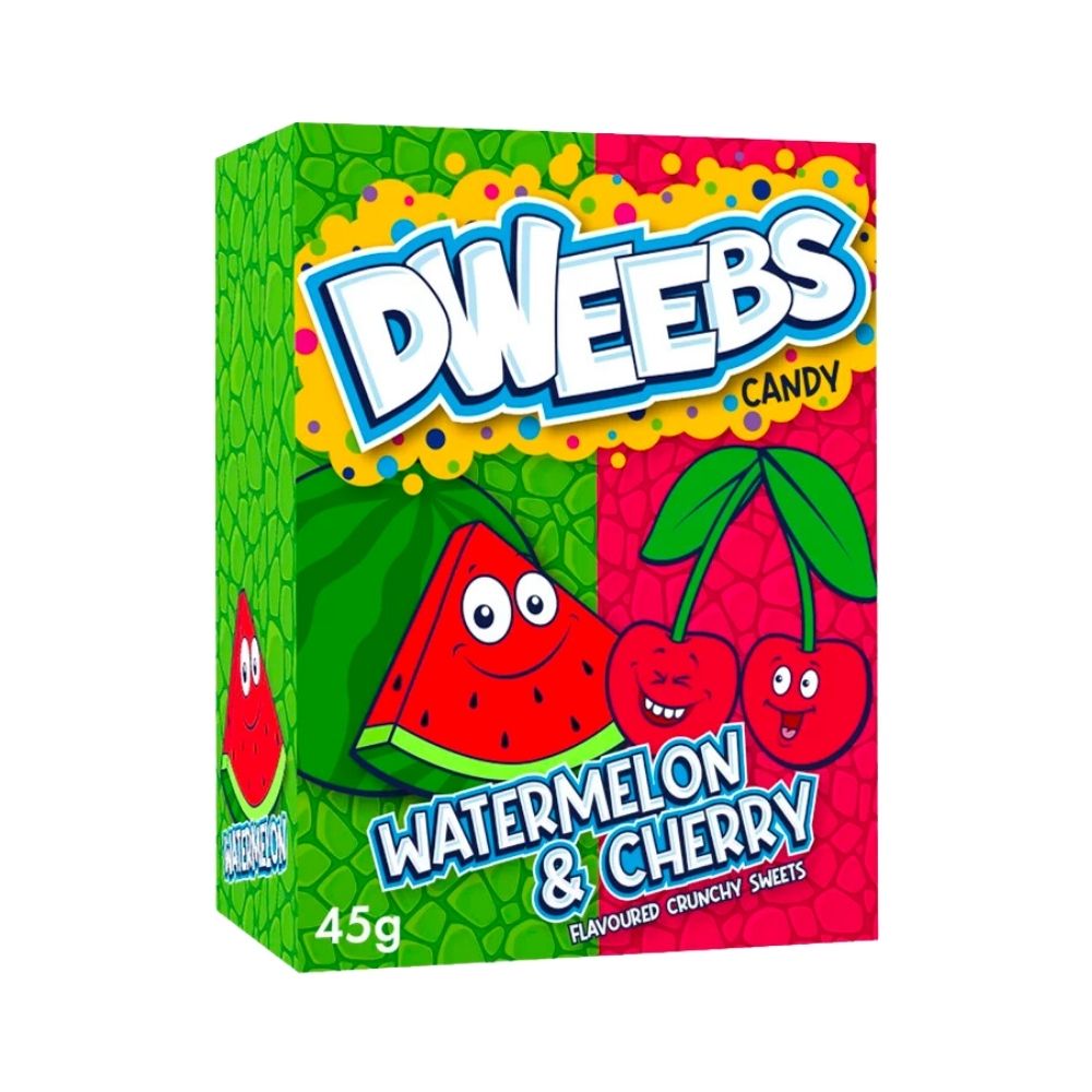 Dweebs Candy Watermelon&Cherry - saure Bonbons mit Wassermelone- und ...
