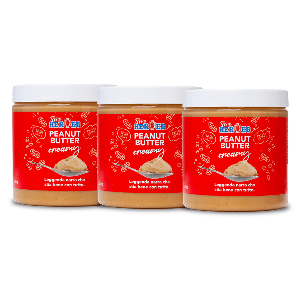 3x New Heroes Peanut Butter Creamy - Erdnussbutter 250g – American Uncle