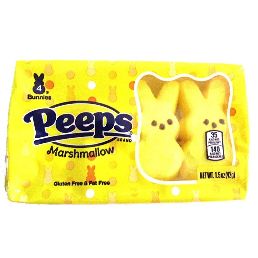 Peep Yellow Marshmallow Bunnies - 42g Marshmallow-Häschen – American Uncle