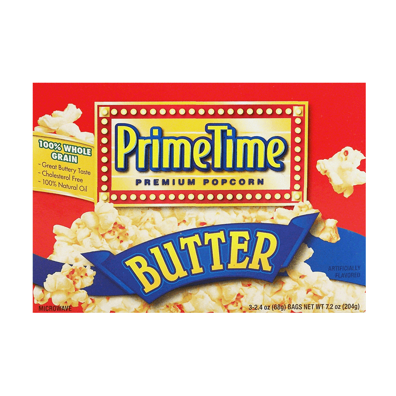 Prime Time PopCorn Butter - Mais-Popcorn mit 204g – American Uncle
